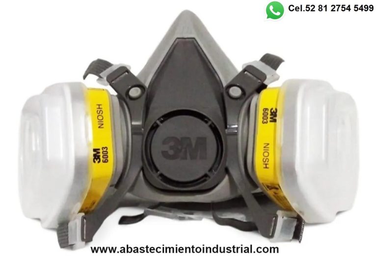 Respirador de Media Cara Doble Cartucho 3M – Abastecimiento Industrial